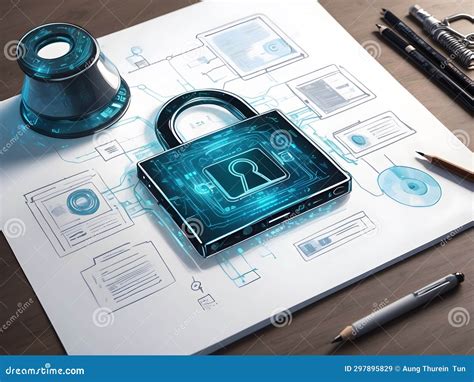 Protecting Data Privacy In Digital World Stock Image Image Of Virus