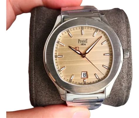 Piaget Reloj Mecánico Automático De Acero Para Hombre Meses Sin Interés