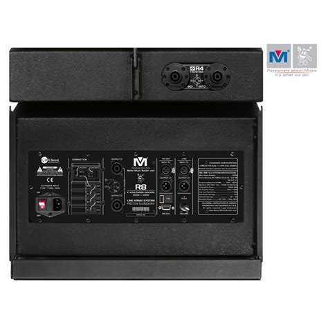 R4r8 Compact Active Line Array Speakers 1100 Watts
