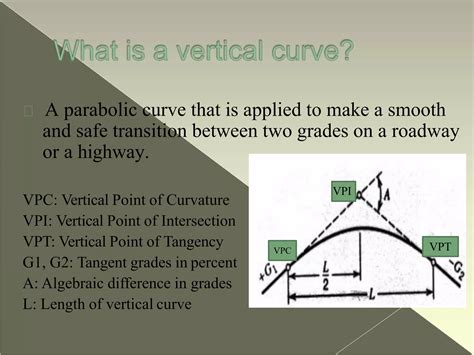 Vertical Curves Presentation Nr Pptx
