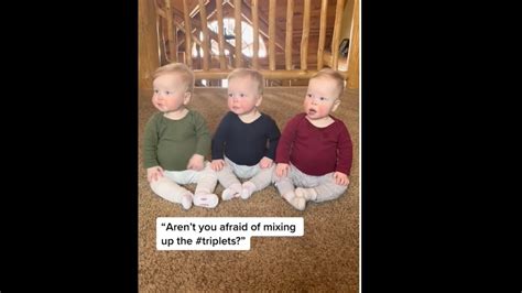 Parents Post Ingenious Hack Of Telling Triplets Apart Watch Trending Hindustan Times