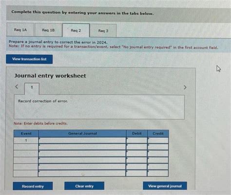 solved exercise 20 19 static error correction inventory