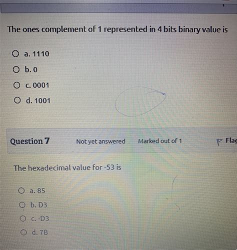 Solved The Range Of A 6 Bit Signed Integer Is O A From 64