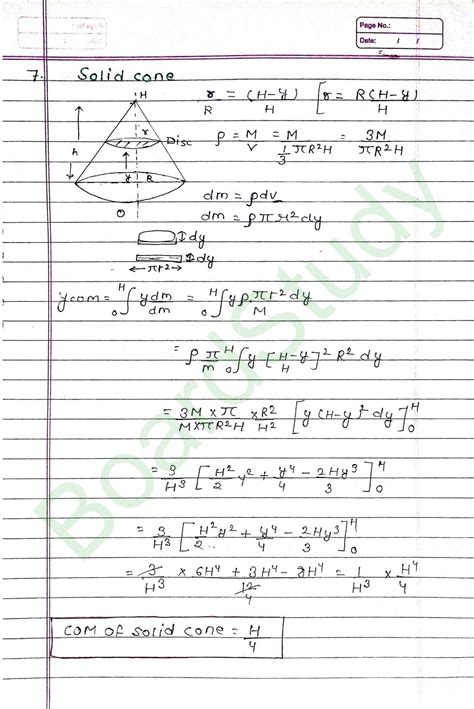 Ncert Class 11 Physics Chapter 6 Systems Of Particles And Rotational Motion Notes Pdf