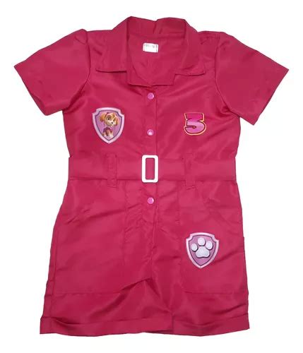 Roupa Infantil Fantasia Macacão Skye Patrulha Canina Frete Grátis