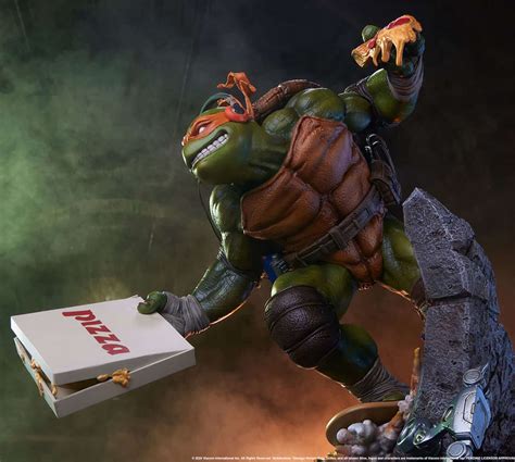 Michelangelo Deluxe Statue Tmnt Legends 13 Scale Collection Comic
