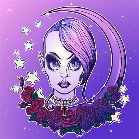 Pastel Goth Drawing