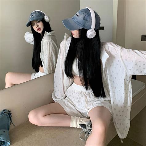 모닝딜라이트 [cd189]레이 여름 바람막이 점퍼 밴딩 반바지 세트