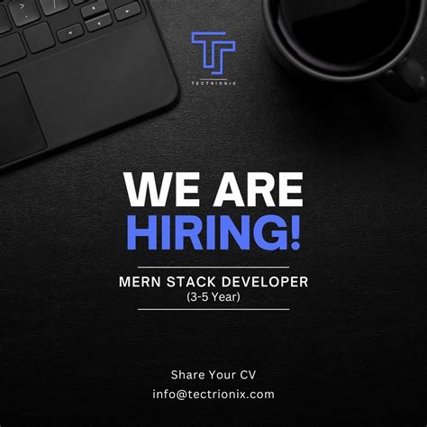 hr tectrionix on linkedin hiring techjobs mernstack developerjobs