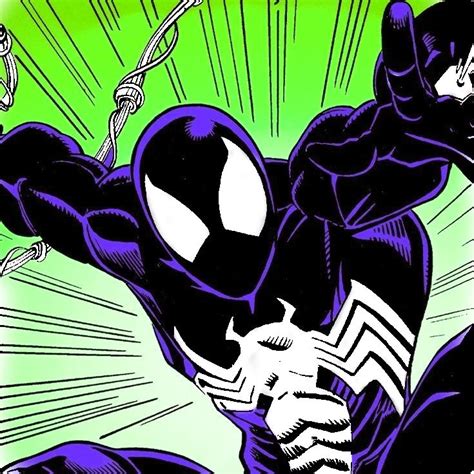 Spider Man Black Suit Symbiote Spiderman Personajes Arte Del Hombre