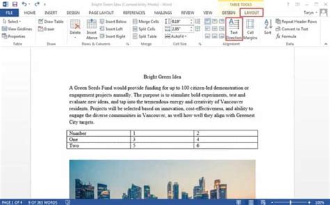 How To Rotate A Table In Word A Step By Step Guide