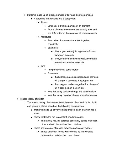 Science Revision Notes Form 4 Science Form 4 Spm Thinkswap
