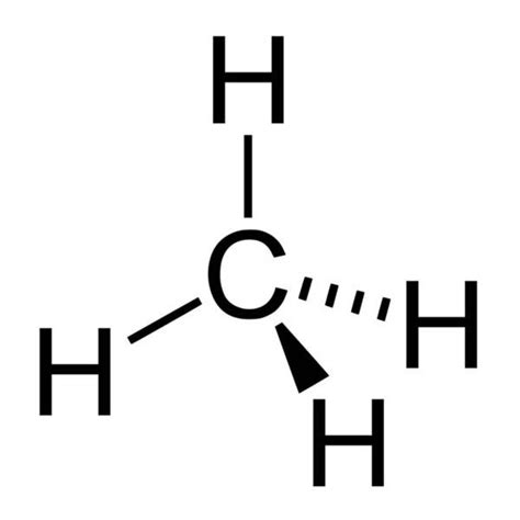 Methane Skeletal Structure