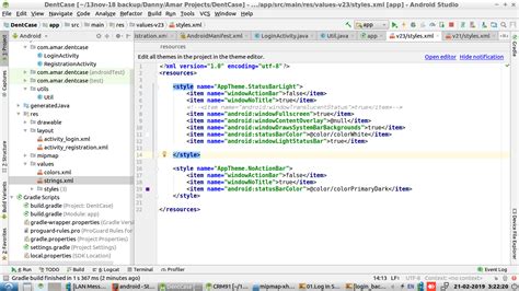 Android Status Bar Transculent Wont Change The Status Bar Color Stack Overflow