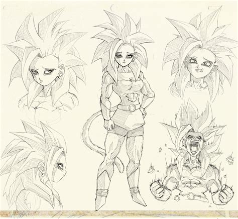 Kale Alcanza La Transformación En Ssj4 Gracias A Increíble Fanart De Dragon Ball Código Espagueti