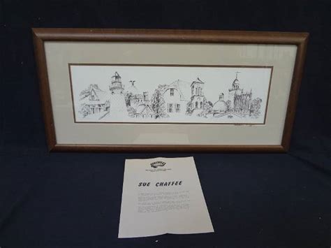 Sue Chaffee Signed Lithograph Print Of Lake County
