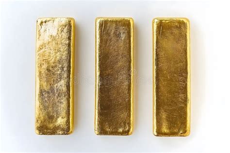 Three Gold Bars Gleam A Visual Exploration Of Precious Metal