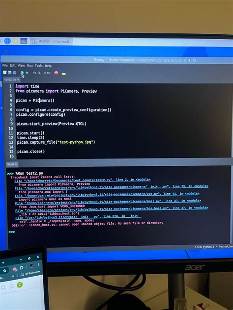 Module Error For Picamera2 Core Electronics Forum