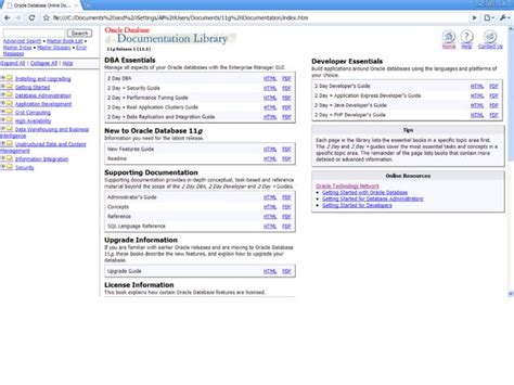 Utilising Oracle Documentation Effectively Ppt