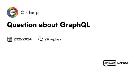 Question About Graphql C