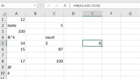 Tuto Excel Utiliser Les Fonctions NB Et NBVAL