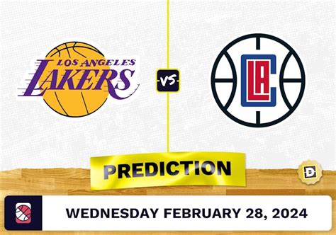 Los Angeles Lakers Vs Los Angeles Clippers Prediction Odds Nba Picks
