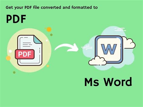 A PDF File Converted Formatted To Editable Word Doc Upwork