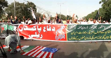 Us Drone Strikes Spark Protests