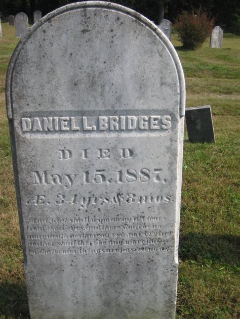 Daniel Leaman Bridges 1853 1887 Memorial Find A Grave
