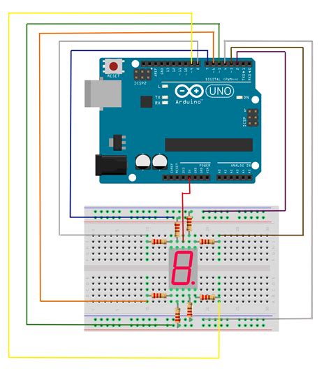 Arduino Utilizando O Display De 7 Segmentos Um Dígito Blog Masterwalker Shop