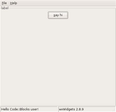 More On Starting With Code Blocks Wxformbuilder In Linux The Metal Shaper Man S Blog