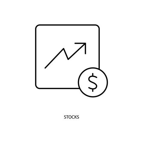 Stock Concept Line Icon Simple Element Illustration Stock Concept