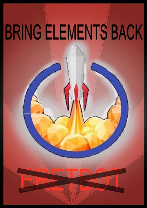 i will stop editting fanart till elements is back viva la revolution