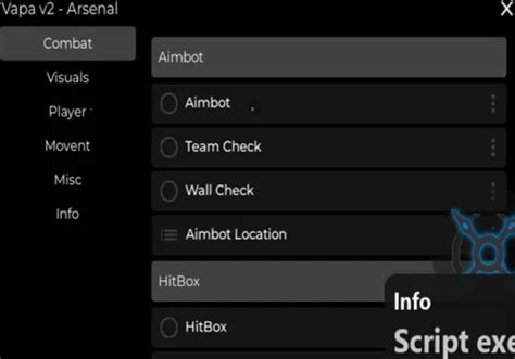 Arsenal Script Aimbot Hitbox Extender Esp And More Roblox Scripter