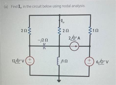 solved a find i0 in the circuit below using nodal