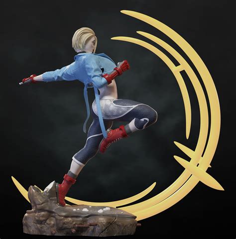 Cammy Kick Pose 3d Model 3d Printable Cgtrader