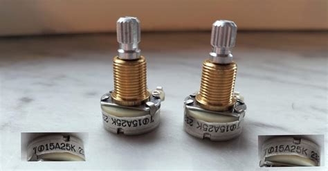 Wie Unterscheide Ich Einen Volume Poti Von Einem Tone Poti Elektronik