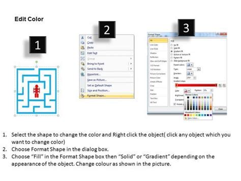 Stuck Inside Maze Powerpoint Templates Download
