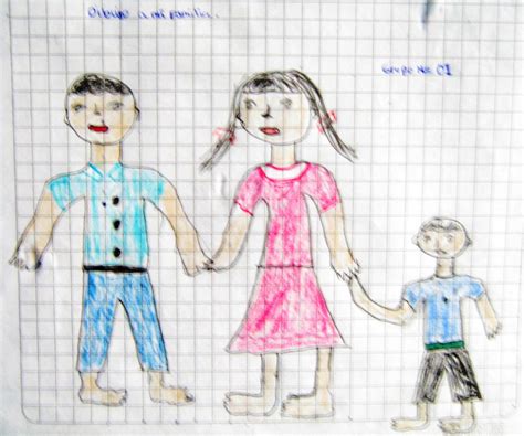 Conociendo Mi Familia Dibujo A Mi Familia Grupo01