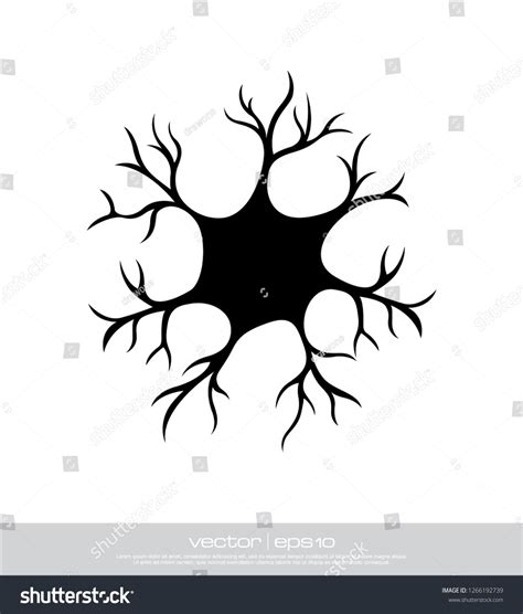 Muscle Nerve Vector Icon Stock Vector Royalty Free 1266192739