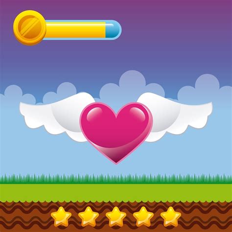 Premium Vector Videogame Interface Design