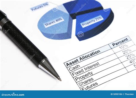 Asset Allocation Concept Golden Eggs With Types Of Financial