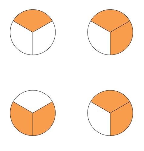 Premium Vector Circle Fraction