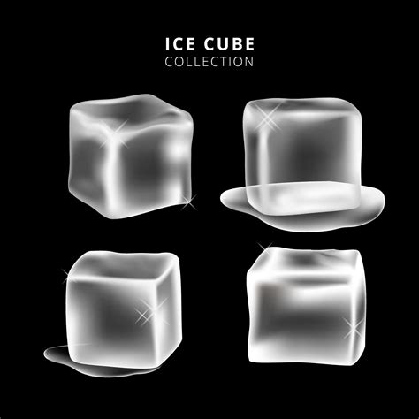 Ice Cubes Clipart Collection Vector Art At Vecteezy