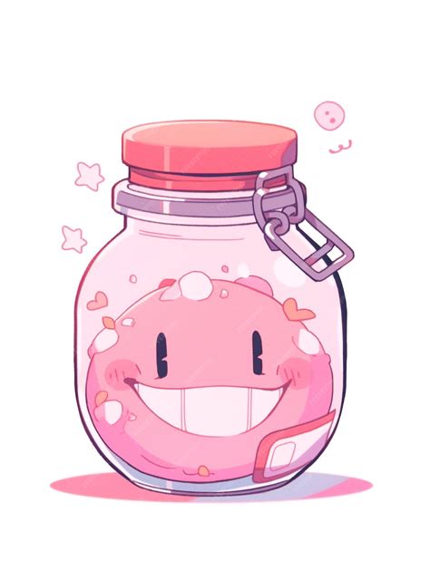 Premium Ai Image Cheerful Generosity A Smiling Illustration Of A Cute Tip Jar