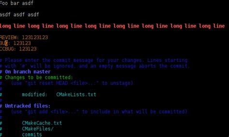 Git Commit Message Highlighting In Nano Milian Wolff