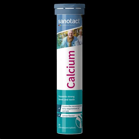 Calcium Supplements Effervescent Tablets Sanotact