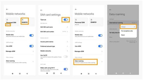 Xiaomi ESIM Compatible Devices Setup Activation OHAYU ESIM