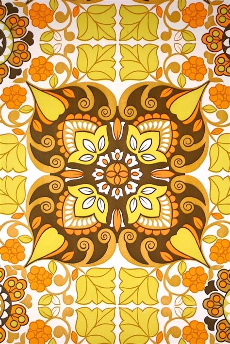 1970 벽지무늬노랑주황색선디자인 803498 Wallpaperuse