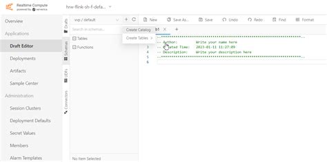 how to configure mysql and hologres catalog in realtime compute for